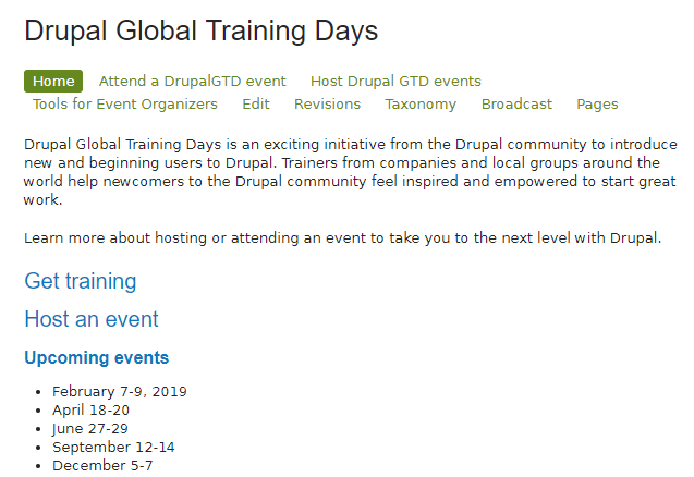 Drupal Global Training Day & Sprint April 27th, 2019 | CMSLabo.org